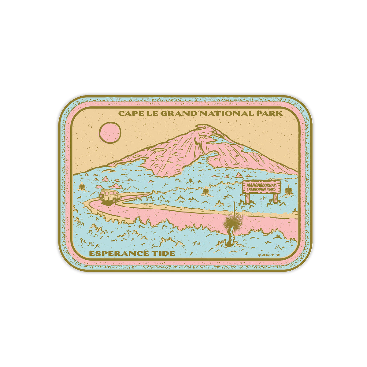 Cape Le Grand Sticker – Tide Town