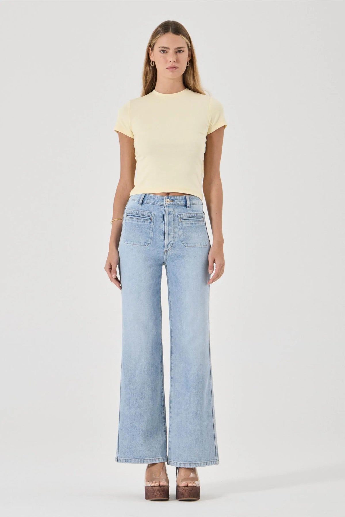 Baby Tee Plain - Yellow – Tide Town