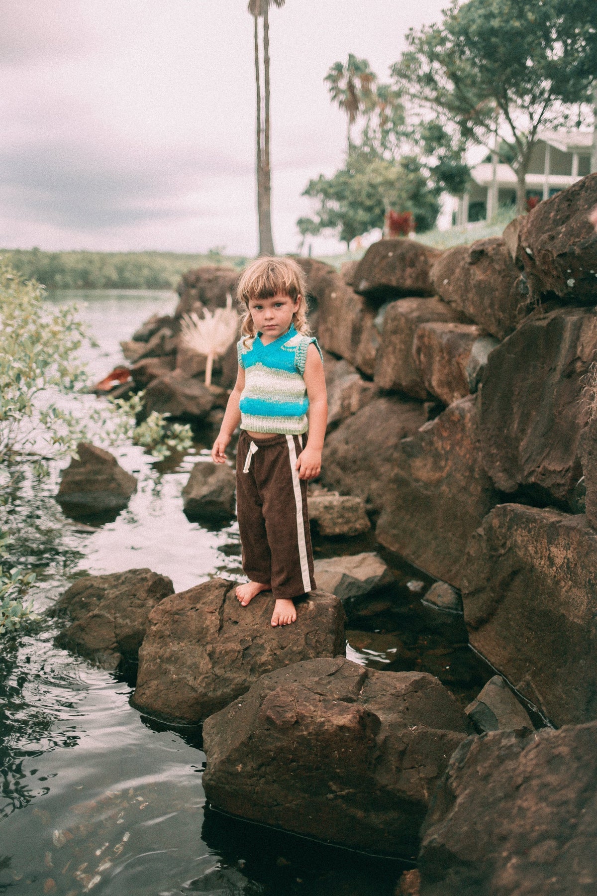 Mini Terry Pant - Chocolate – Tide Town